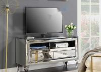 China Curved Mirror TV Stand with 2 Drawers and 120X35.5X65CM Dimensions for sale