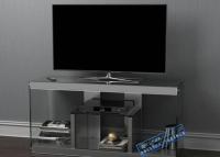China Savana Silver Mirrored Finish TV Stand with Stationary Shelf 120X40X60CM TV Console for sale