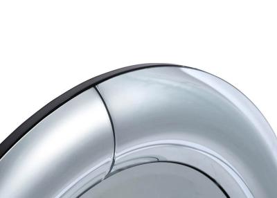 China 80X80X3.8CM Silver Mirror Curved Wall Mirror - Decorative Wall-Mounted Mirror with Curved Design for sale