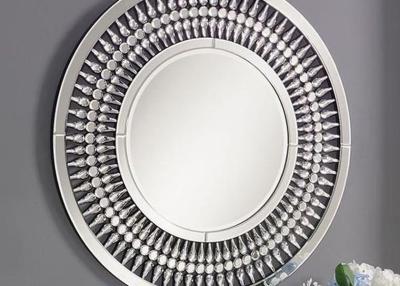 China Crystal Teardrop Wall Mirror - Elegant Decorative Mirror for Home Decor for sale
