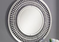 China Crystal Teardrop Wall Mirror - Elegant Decorative Mirror for Home Decor for sale