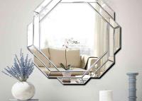 China 80X80CM Silver Mirror Wall Mirror with MDF Frame - Decorative Art Mirror for sale