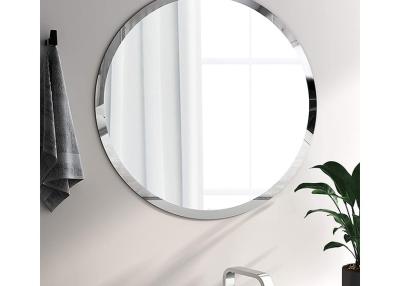 China Edge Bevelled One Piece 60X60CM Decorative Wall Mirrors For Hallway for sale