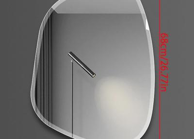 China Frameless Mirror with Beveled Edge Design HD/Explosion Proof Irregular Shape Decorative Wall Mirror for sale