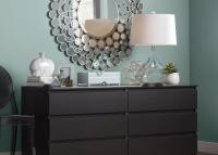 China JZ1008 Beveled Round Wall Mirror with Plated Metal Frame - 100x100x1.5cm Decorative Mirror for sale