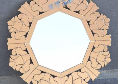 China JZ0034 Venetian Mirror Wall Mirror in Silver or Copper Color with MDF Material and Customizable Color for sale