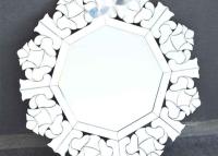 China JZ0034 Venetian Mirror Wall Mirror in Silver or Copper Color with MDF Material and Customizable Color for sale