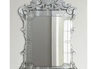 China 70X110X2CM Venetian Mirror with Silver Mirror and Black Painted on MDF Decorative Wall Mirror for sale