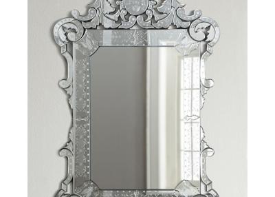 China 70X110X2CM Venetian Mirror with Silver Mirror and Black Painted on MDF Decorative Wall Mirror for sale