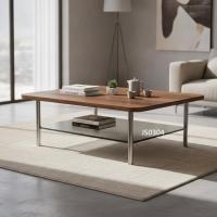 China Square MDF + Mirror Coffee Table with 196X96X48CM Size for Living Room for sale