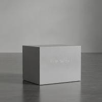 China Grey Plinth Footstool for General Use with Compact Size and Grey Color for sale