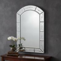 China JZ0034 Venetian Mirror Wall Mirror in Silver or Copper Color with MDF Material and Customizable Color for sale