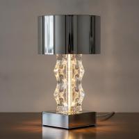China Mirrored Lamp with Clear Acrylic Grey Color and Mirrored Design Resin Craftsmanship for sale