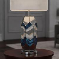 China Mirrored Table Lamp with Crushed Diamond and Resin Craftsmanship for Elegant Decor for sale