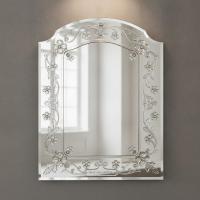 China 70X110X2CM Venetian Mirror with Silver Mirror and Black Painted on MDF Decorative Wall Mirror for sale