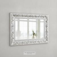 China Silver Color Wall Mirror 80X80X3.5CM Decorative Mirror for Wall Mounted Display for sale