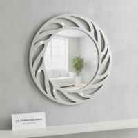 China Beveled Edge Silver Wall Mirror 80X120X2.1CM Decorative Mirror for sale