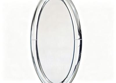 China 80x150x3.2cm Curved Design Wall Mounted Decorative Mirror For Elegant Home Decor for sale