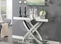 China Silver Mirror Coffee Table with MDF Material and 107X60X51CM Dimensions for Living Room for sale