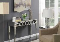 China Silver Mirror Coffee Table with MDF Material and 107X60X51CM Dimensions for Living Room for sale