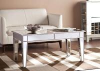 China Silver Mirror Coffee Table with MDF Material and 107X60X51CM Dimensions for Living Room for sale