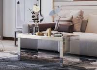 China Smoked Mirror Coffee Table with MDF Construction and 100X100X40CM Dimensions for sale