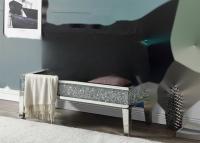 China THS03 Bench with 112X45X48CM Size Silver Mirror and MDF Material Footstool for sale