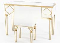 China Silver Mirror MDF Side Table with 120X45X80CM Size for Stylish Home Decor for sale