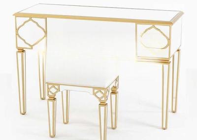 China Silver Mirror MDF Side Table with 120X45X80CM Size for Stylish Home Decor for sale