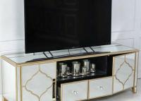China 160X45X55CM Silver Mirror MDF TV Stand and TV Unit with Modern Design for sale