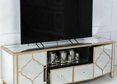 China 160X45X55CM Silver Mirror MDF TV Stand and TV Unit with Modern Design for sale
