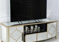 China 160X45X55CM Silver Mirror MDF TV Stand and TV Unit with Modern Design for sale