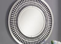 China Wall Mounted Console Table with Silver Mirror Finish and Modern Design for Entryway for sale