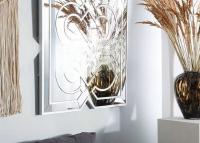 China Wall Mounted Console Table with Silver Mirror Finish and Modern Design for Entryway for sale