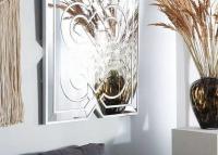 China Wall Mounted Console Table with Silver Mirror Finish and Modern Design for Entryway for sale
