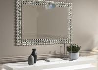 China Wall Mounted Console Table with Silver Mirror Finish and Modern Design for Entryway for sale