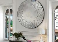 China Wall Mounted Console Table with Silver Mirror Finish and Modern Design for Entryway for sale