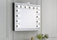 China Wall Mounted Console Table with Silver Mirror Finish and Modern Design for Entryway for sale