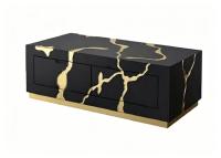 China Super White Mirror MDF Coffee Table 120X60X45CM for Living Room for sale