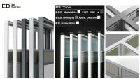 China Precision Aluminium Profile Panel System with Four Complete Series and Integrated Workstation Solutions for sale