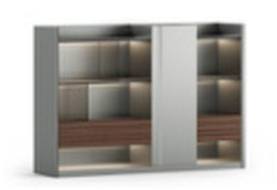 China LIMITLESS Tea Office File Storage Cabinets Appliance Storage Compartments Minimalist Boundary-Free Look for sale