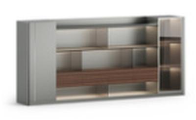 China LIMITLESS Tea Metal Office Storage Cabinets Beverage Prep Worktop Concealed Doors for sale