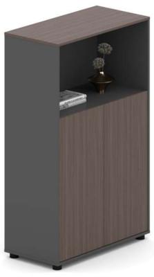 China Office Storage Cabinet with Open Shelving and Double Doors-File Cabinets for sale