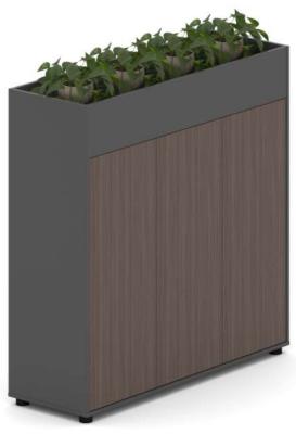 China Planter Cabinet with Built-in Plant Trough-File Cabinets for sale