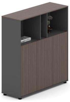 China Storage Cabinet with Open Shelves and Triple Doors-File Cabinets for sale