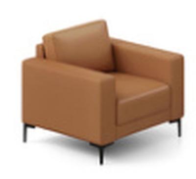China DOMI Sofa Office Task Chairs Adjustable Height Breathable Mesh Back PU Leather Upholstery for sale
