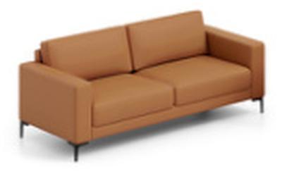 China DOMI Sofa Armless Task Chair Five-Star Base Swivel Design Padded Seat for sale