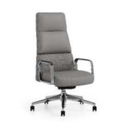 China QUVIE Leather Chair Office Task Chairs Tilt Mechanism High Back Armrest Support for sale
