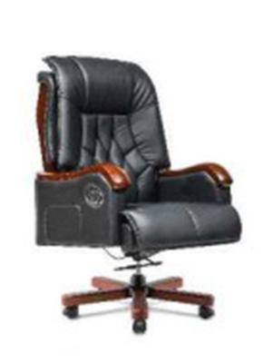 China TAISHAN Leather Chair Office Task Chairs Swivel Design Padded Seat Tilt Mechanism for sale