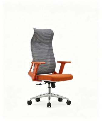 China Orange Ergonomic Mesh Swivel Chair-Task Chairs for sale